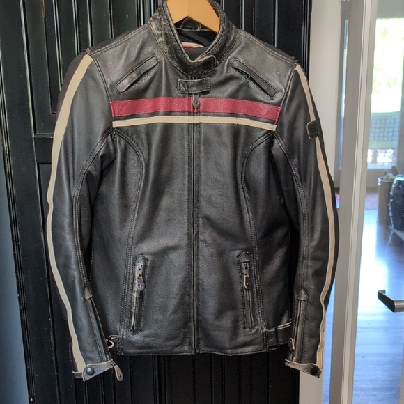Triumph | Jackets & Coats | Triumph Raven Womens Black Leather Jacket ...